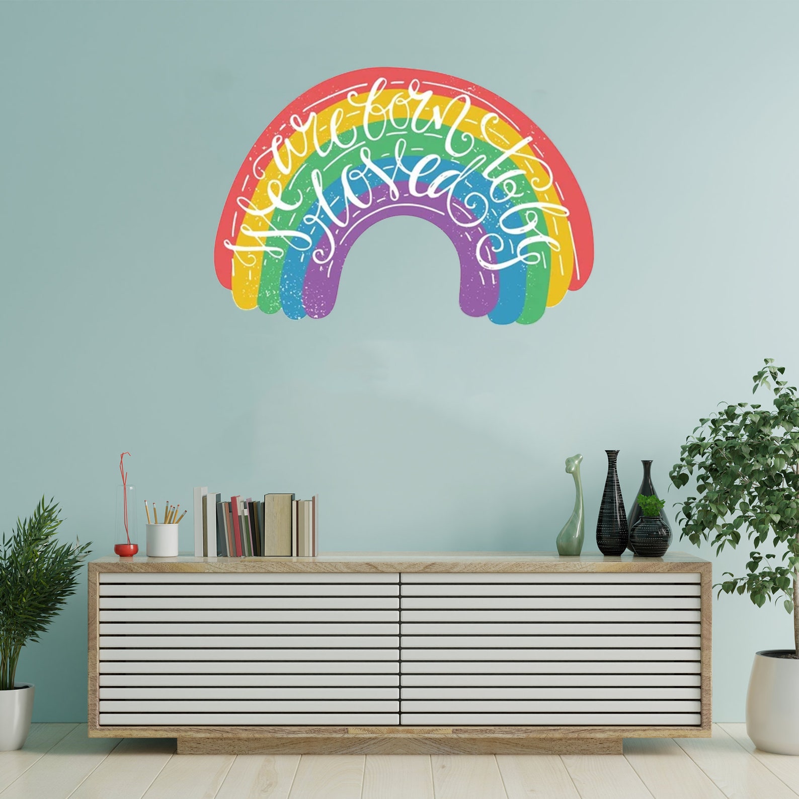 Pride Rainbow Inspirational Quote Wall Decal Multiple Sizes - Etsy