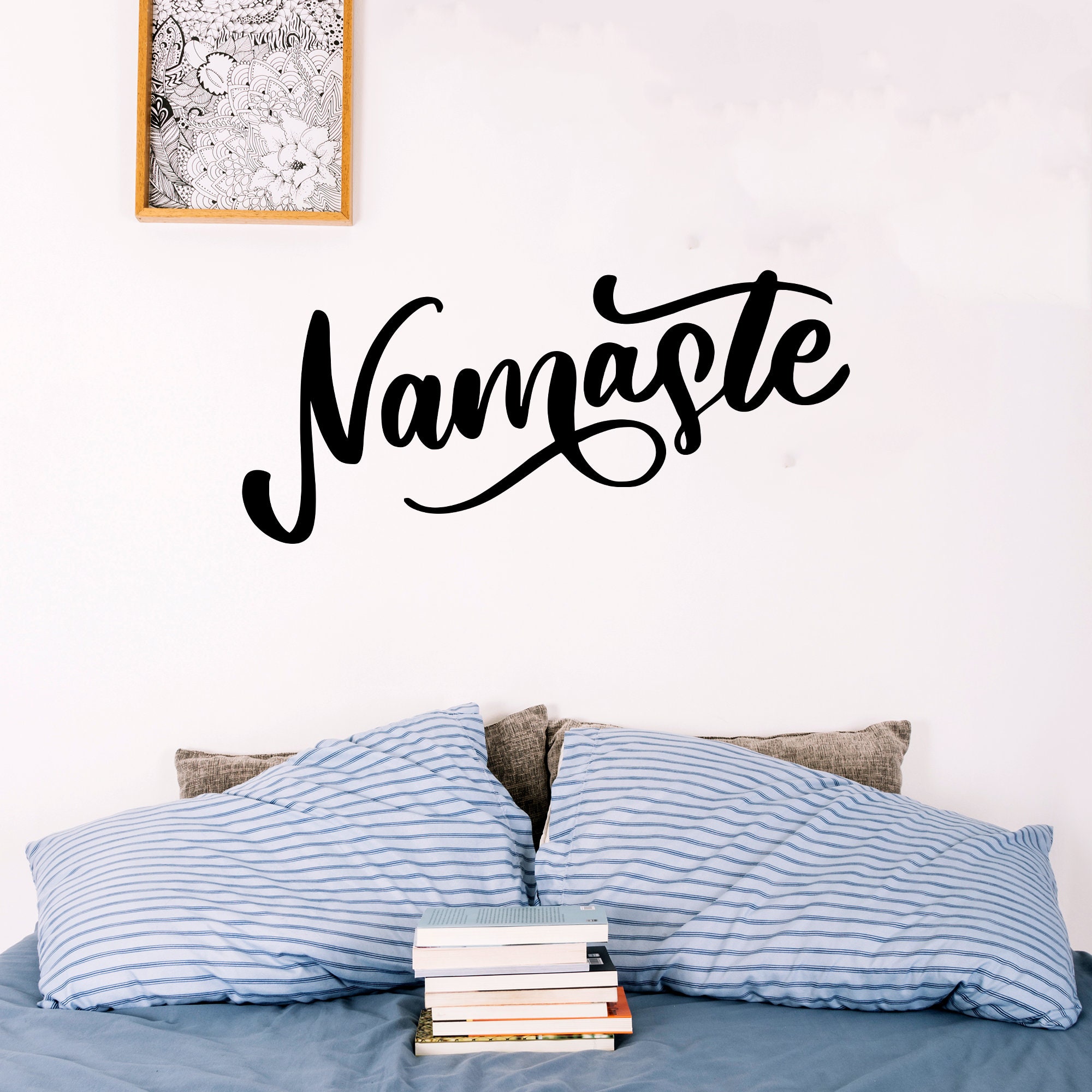 Namaste Laptop Decal Namaste Wall Decal Multiple Sizes | Etsy
