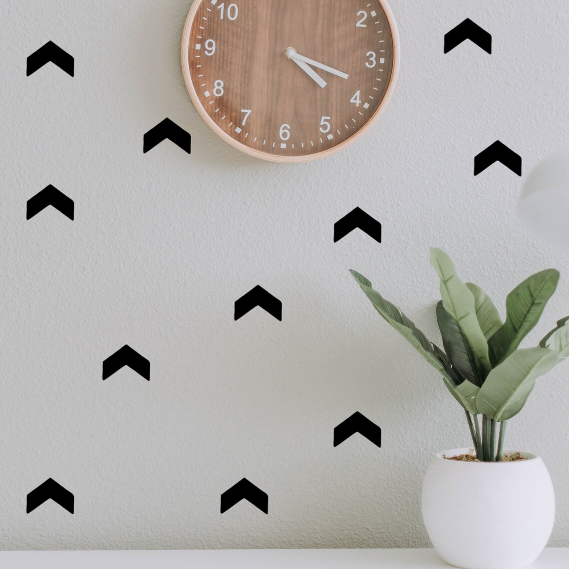 Chevron Decal Set Vinyl Wall Decals 48 X 12 - Etsy