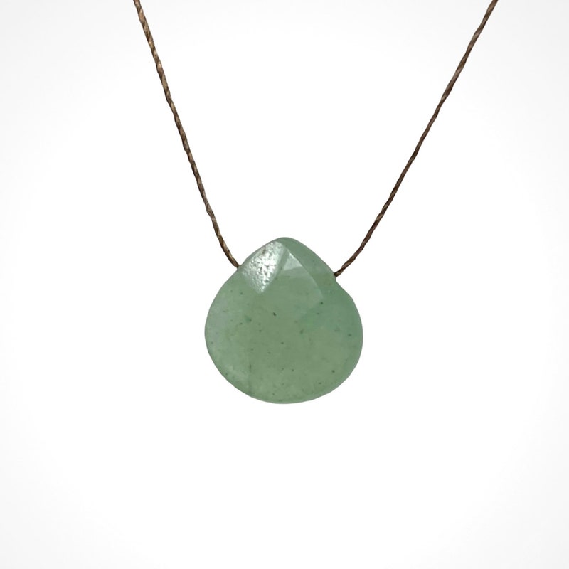 Gems on String Necklace - Etsy