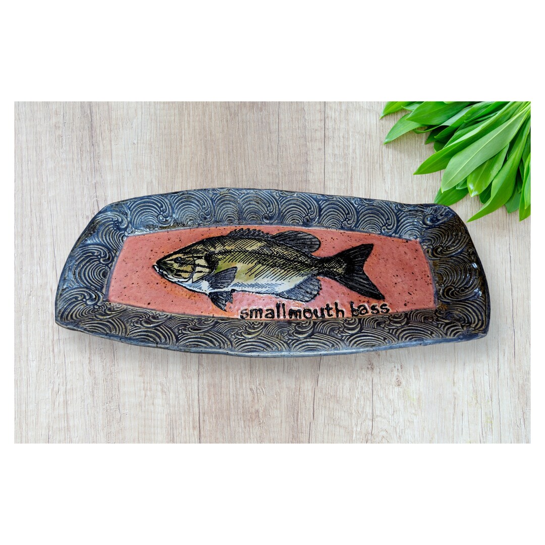 Small Mouth Bass Tray - Etsy