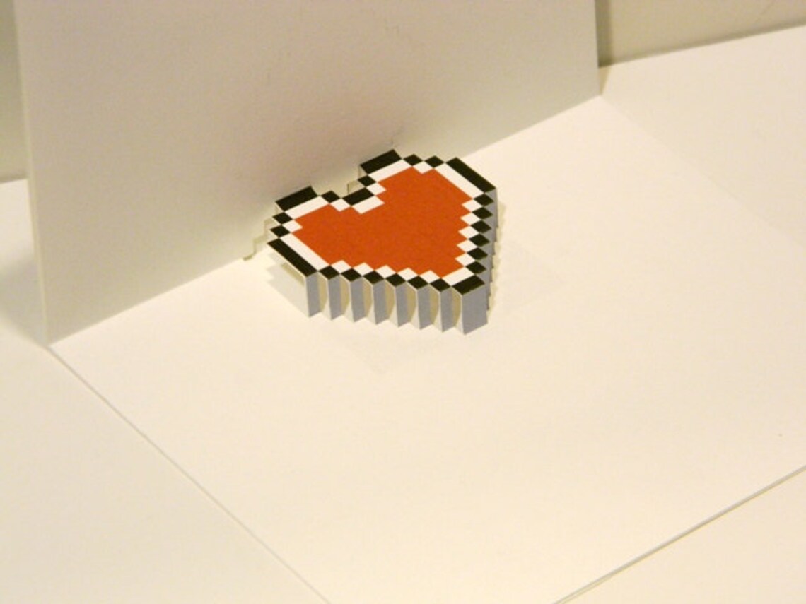 Legend of Zelda Popup Valentine - Etsy