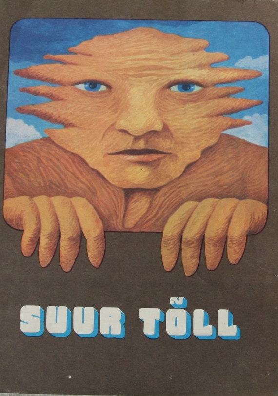Suur Tõll Estonian Folk Tale Illustrations by J. Arrak - Etsy