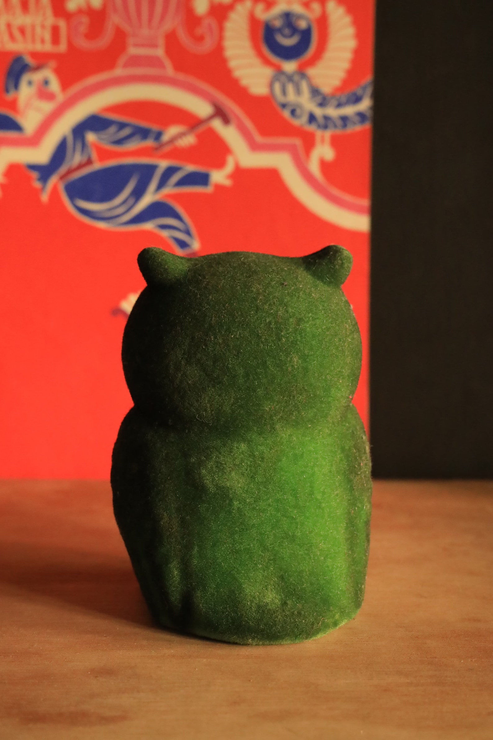 Vintage Soviet Flocking Toy Wise Owl - Etsy