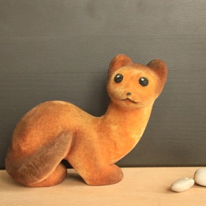 Adorable Vintage Estonian Flocked Rubber Ferret/ Weasel Toy - Etsy