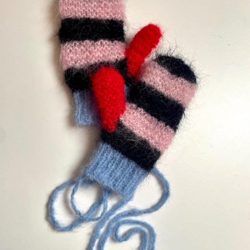 Mittens on a String - Etsy UK