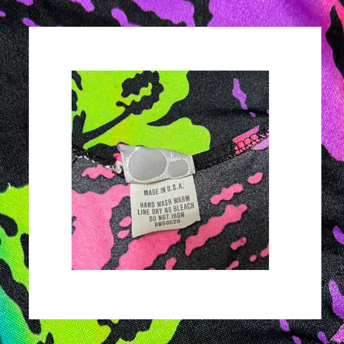 80's OP Ocean Pacific Neon Vibrant One Piece Hi Cut High Hip Bathing ...