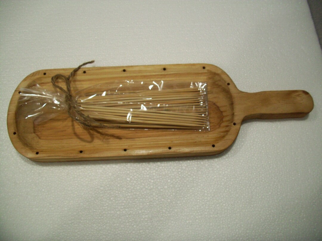 Fruit Skewer Food Serving Tray for Serving Kabobs or Skewered ...
