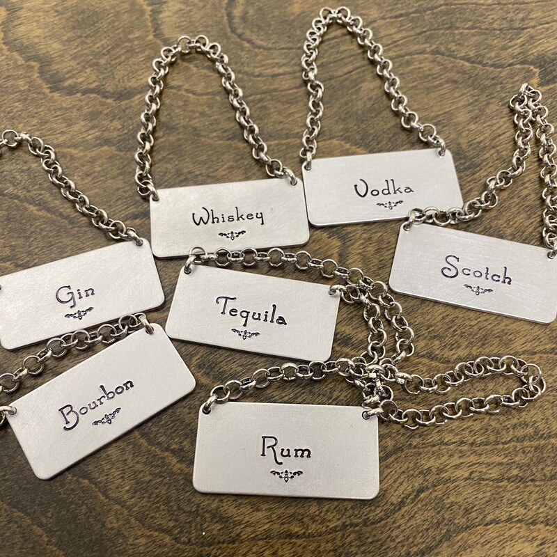 Liquor Bottle Tag - Etsy
