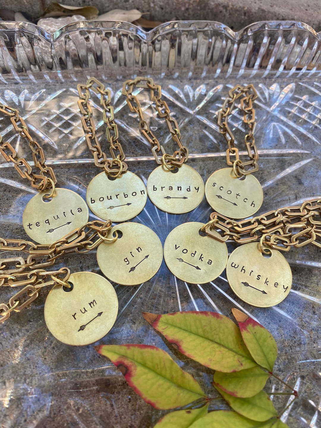 Custom Liquor Decanter Tags Label Your Entire Bar Alcohol & - Etsy