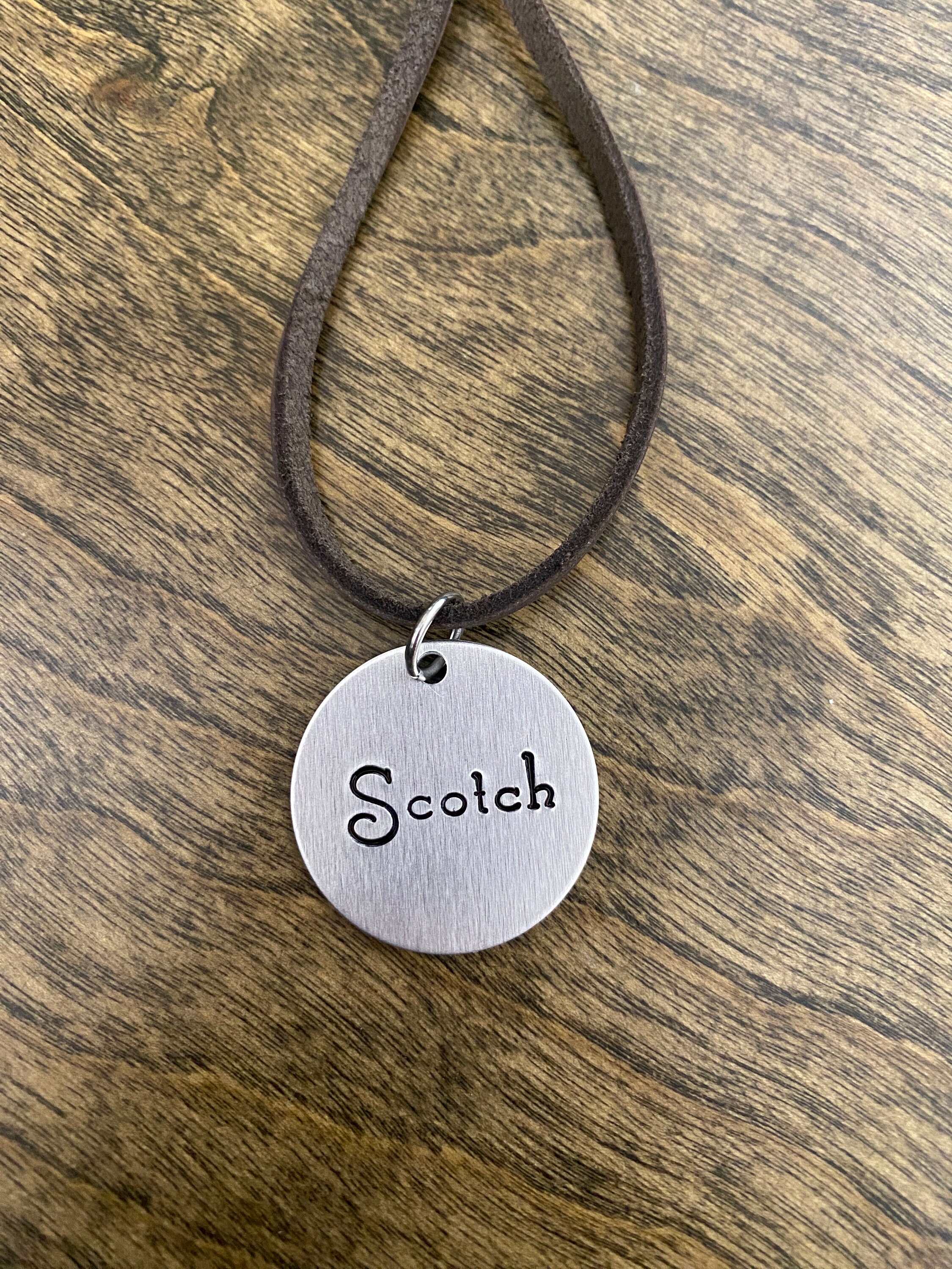 Individual Liquor Decanter Tags | Hand-stamped Aluminum Silver Color ...