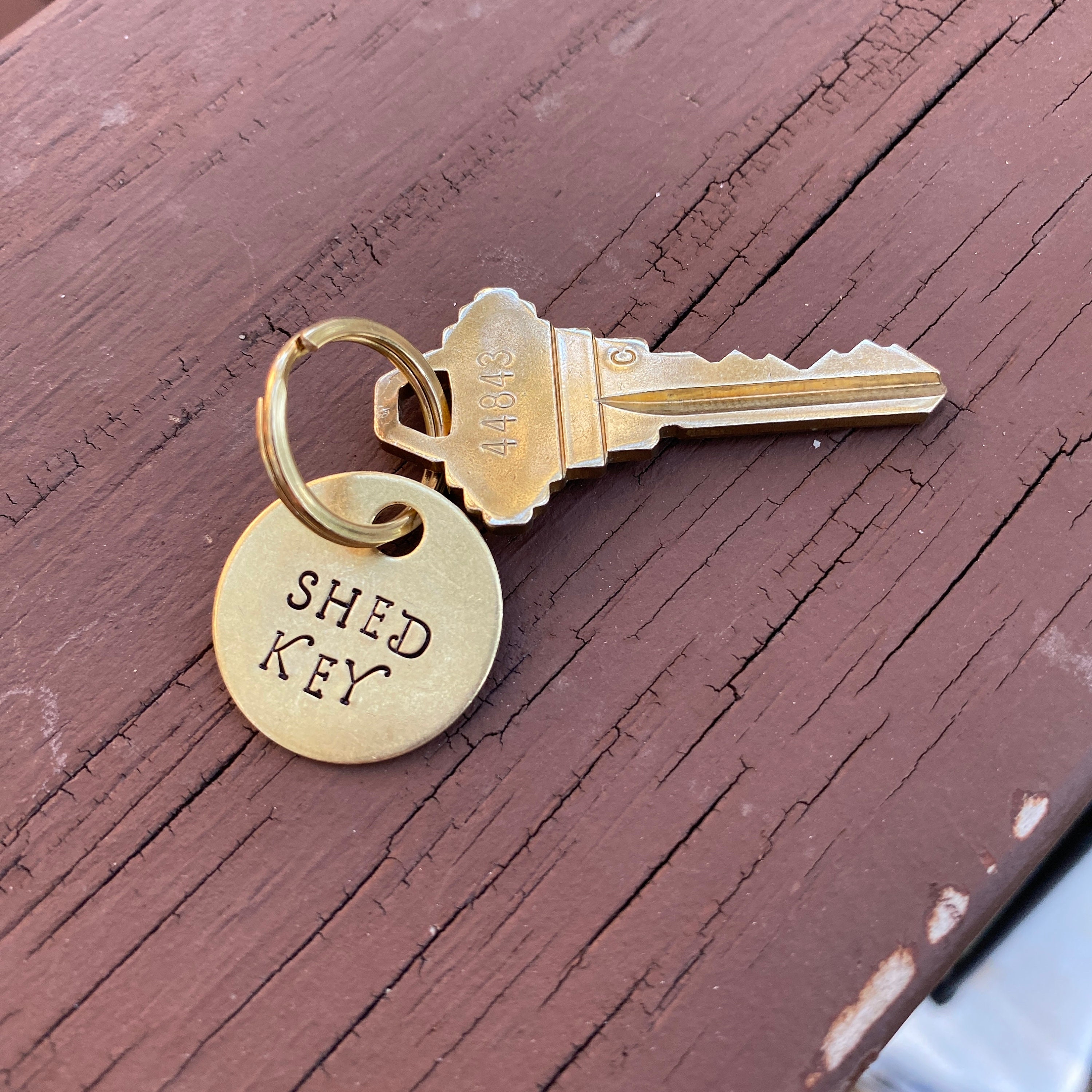 Shed Key Label Identify Your Toolshed Keys Gold Color - Etsy