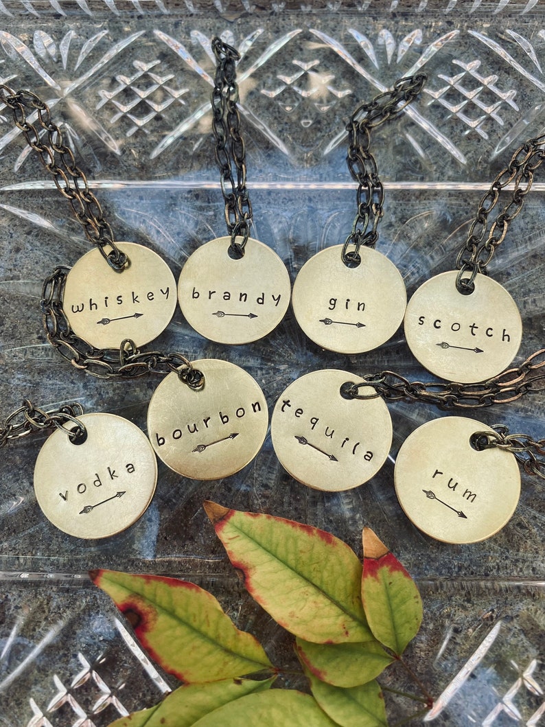 Custom Liquor Decanter Tags Label Your Entire Bar Alcohol & - Etsy