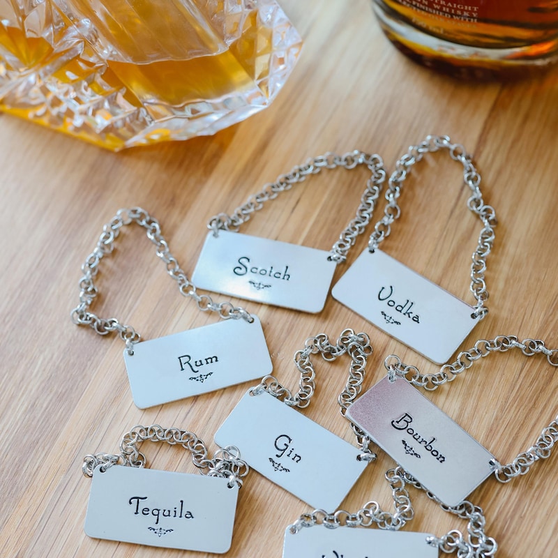 Tags for a Liquor Bottle - Etsy