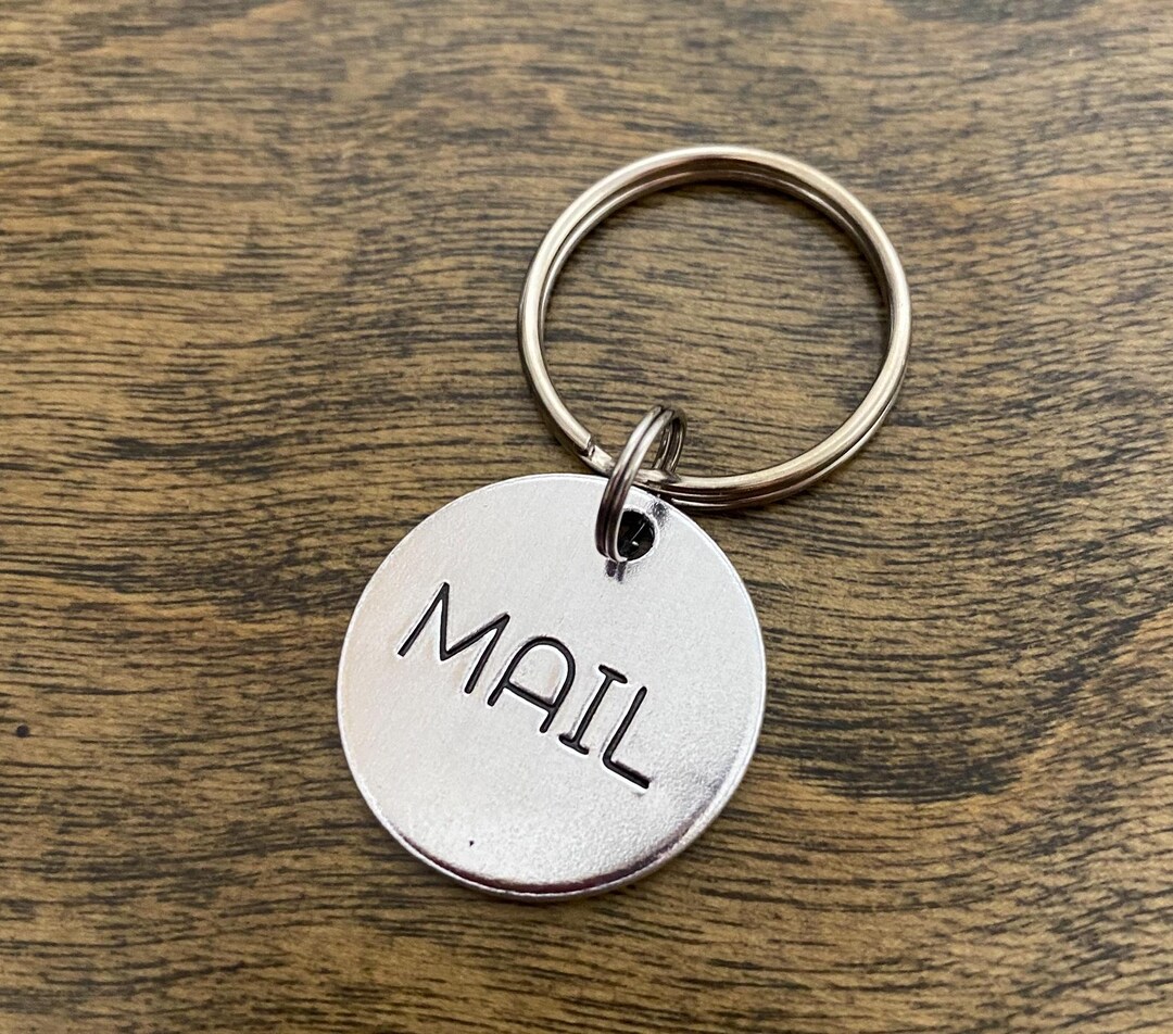 Mail Key Label Silver-color Keychains - All Caps Identifier Tags, Metal ...