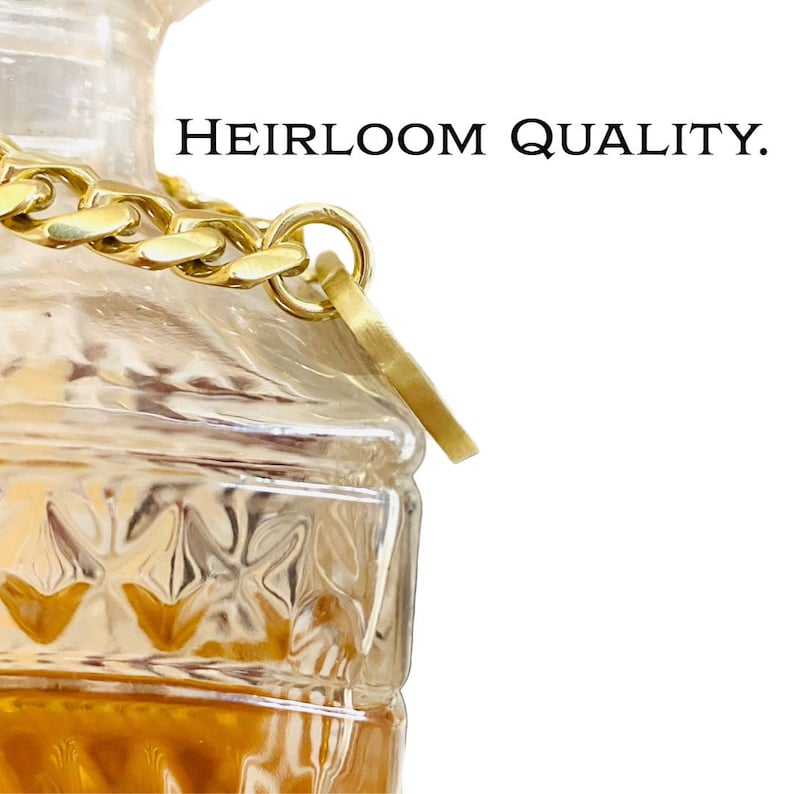 Liquor Decanter Labels Tags- Set of 7 Thick Heavy Hand-stamped Hammered ...