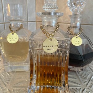 Custom Liquor Decanter Tags | Label Your Entire Bar! Alcohol & Mixers ...