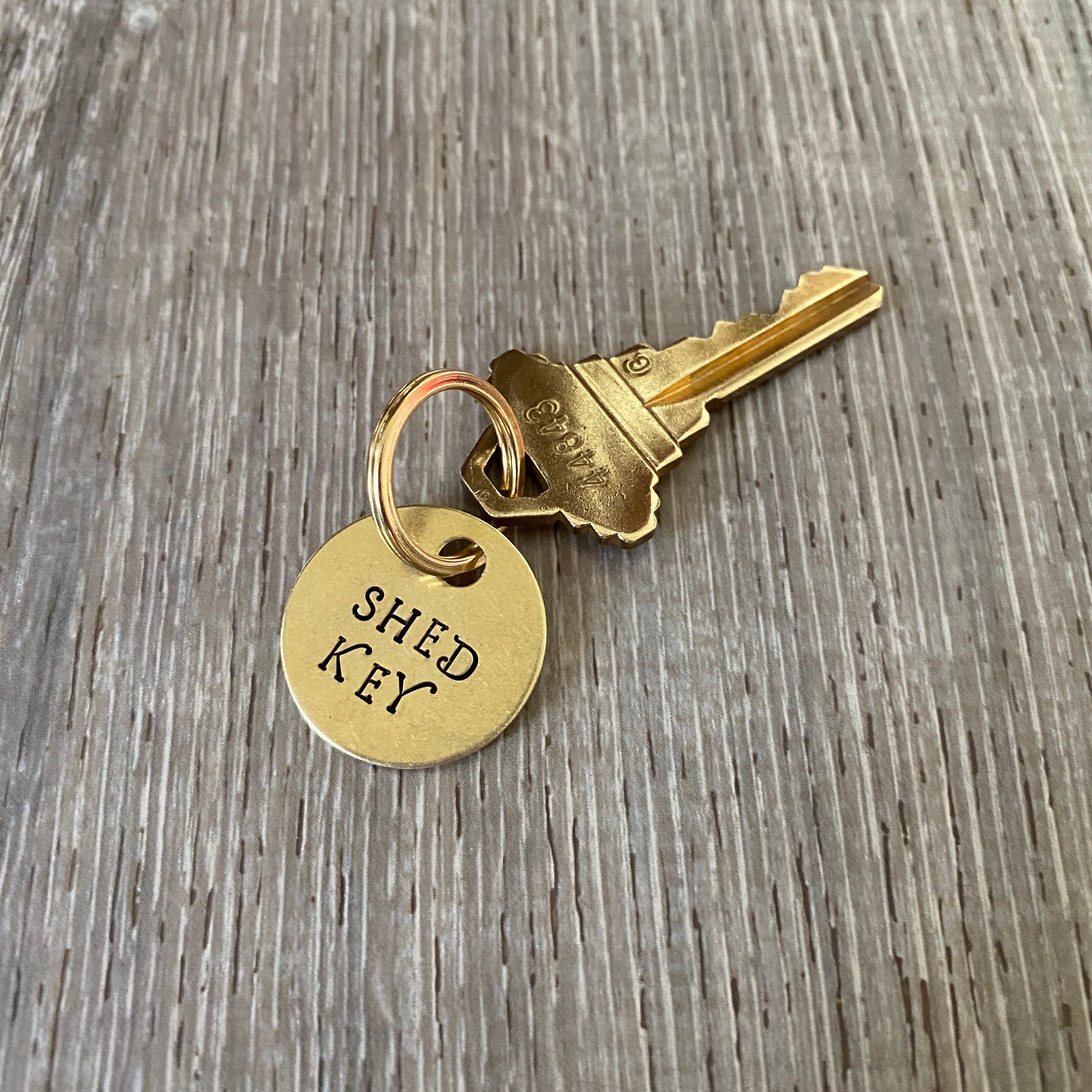 Shed Key Label Identify Your Toolshed Keys Gold Color - Etsy
