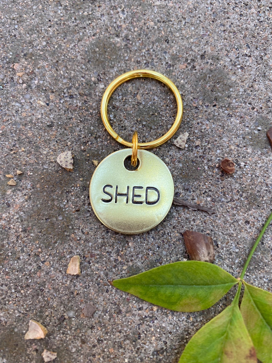 Shed Key Label Keychains - All Caps Identifier Tags - Key Organization ...