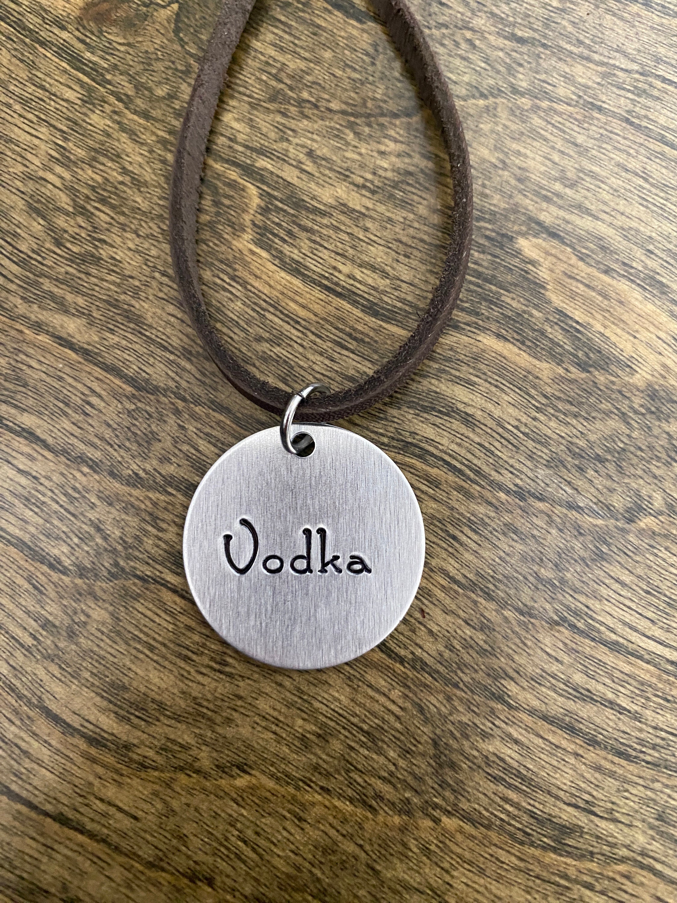 Individual Liquor Decanter Tags | Hand-stamped Aluminum Silver Color ...