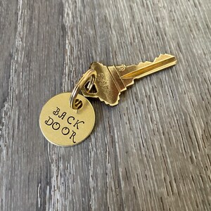 Key Markers - Custom Tags for Your Keys - 100% Brass - Hand Stamped ...