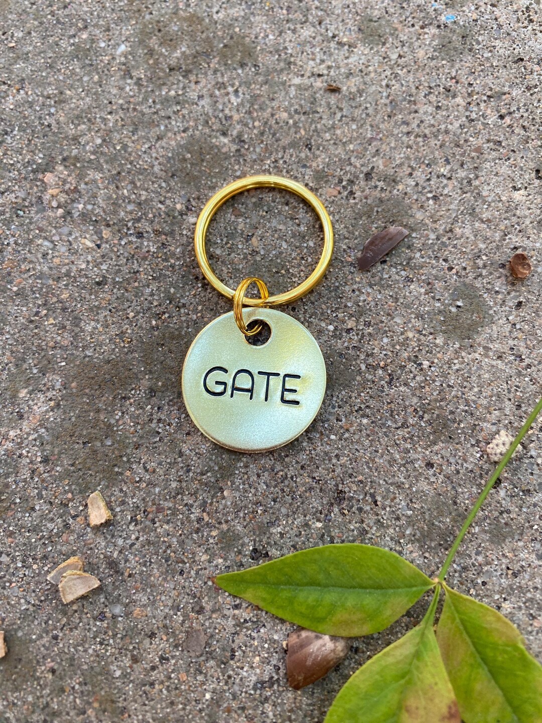 Gate Key Label Keychains - All Caps Identifier Tags - Key Organization ...