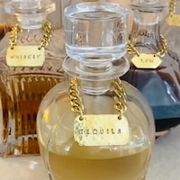 Custom Liquor Decanter Tags | Label Your Entire Bar! Alcohol & Mixers ...
