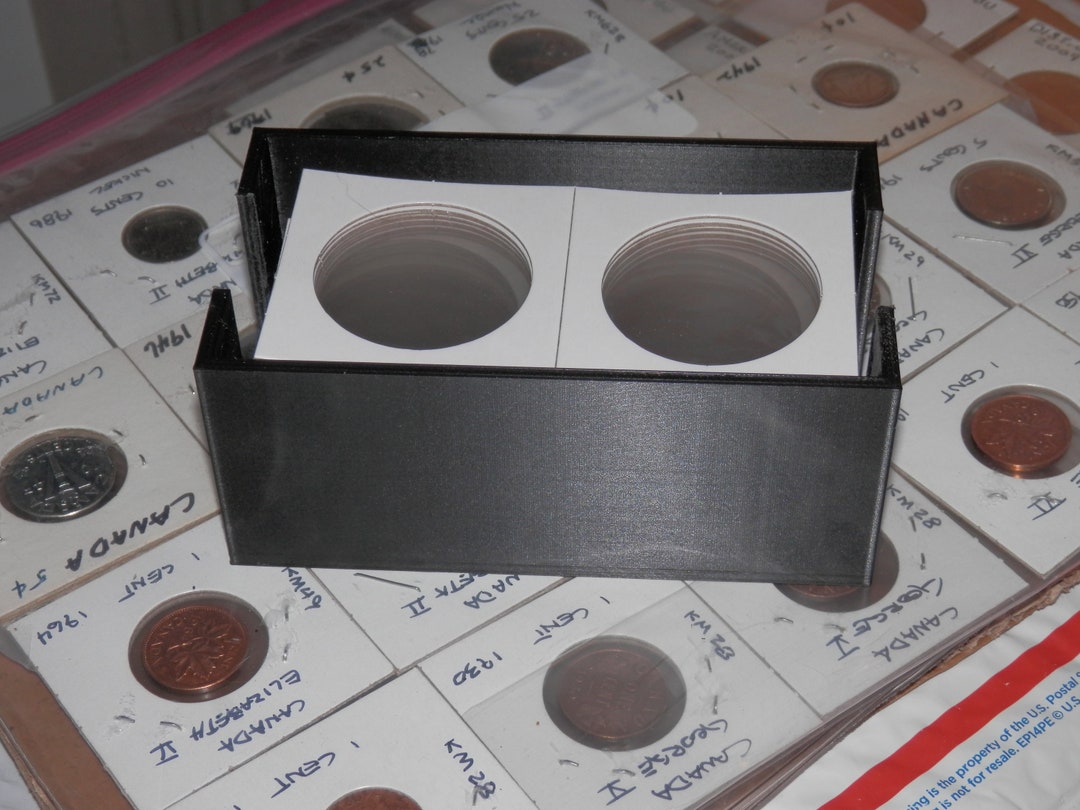 2 Pack of 2x2 Coin Flip Cardboard Holder Collectables - Etsy