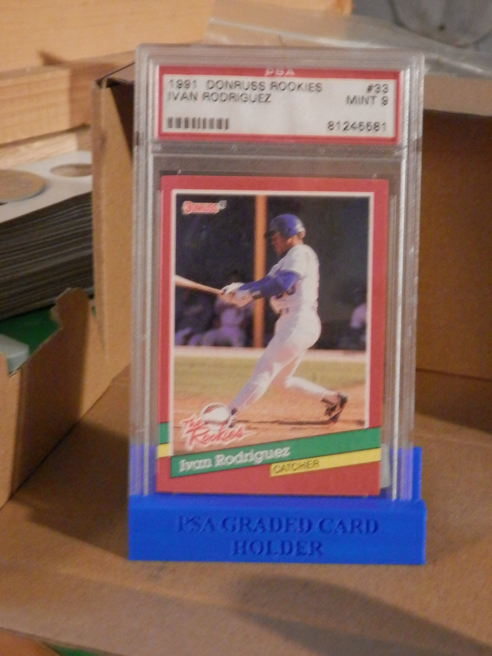 PSA Graded Card Slab Display Stand 5 Pack Stand Display Holder Sports ...