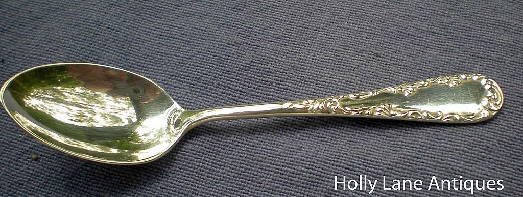 Set of 3 Antique Silver Plated Demi Spoons Victoria Pattern - Etsy