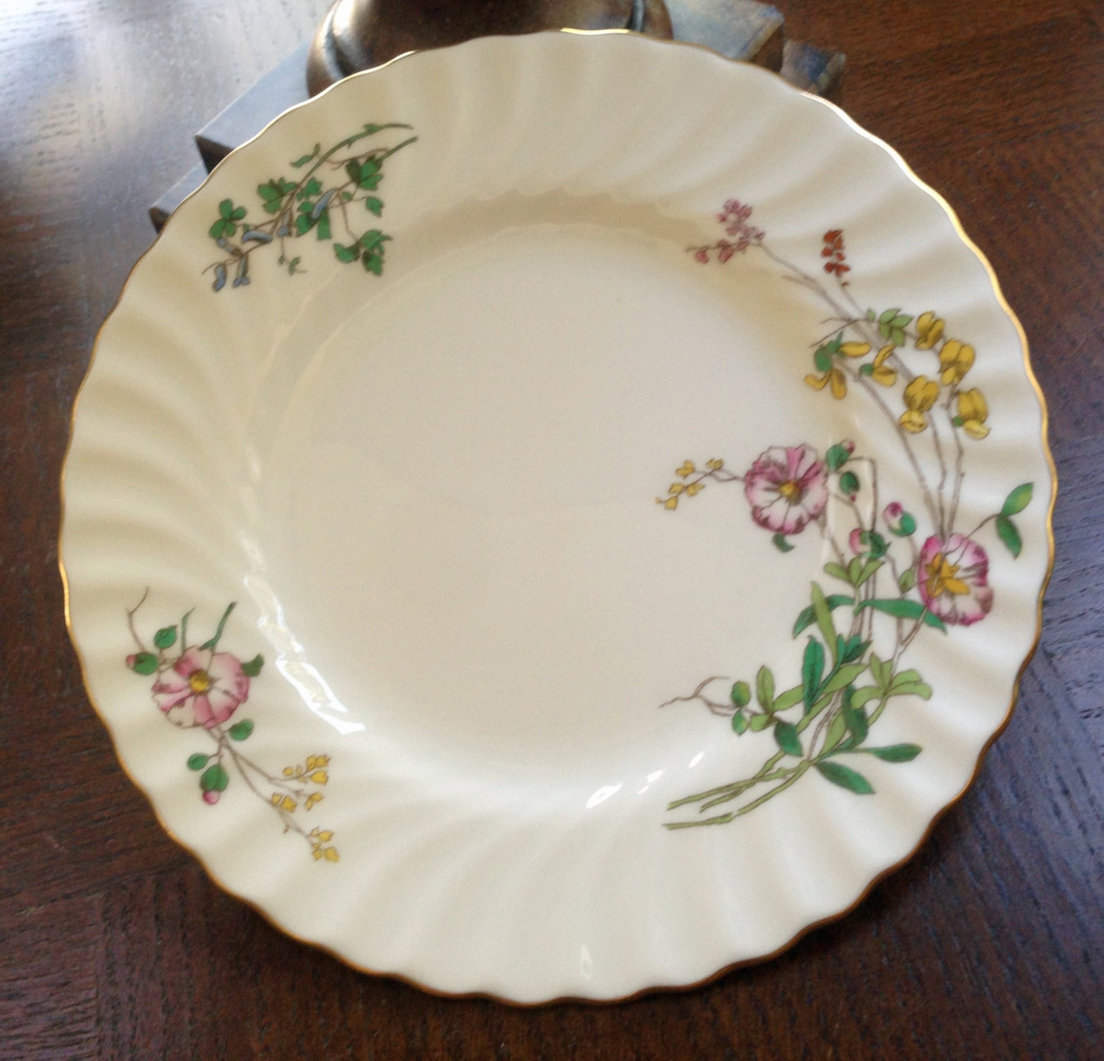 REDUCED Vintage Minton English Bone China Plate Dainty Sprays - Etsy