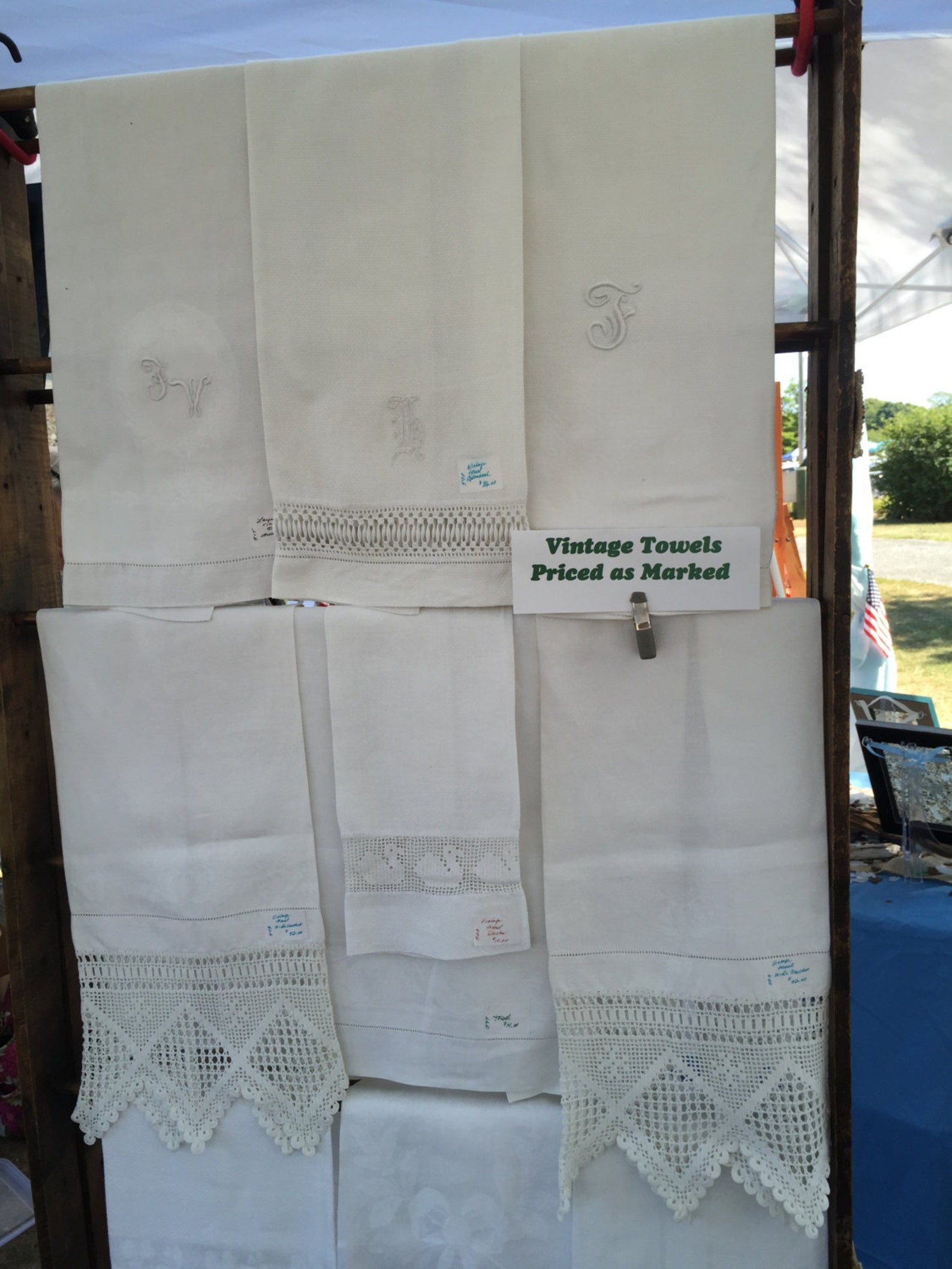 Vintage Linens White Embossed Damask Hemstitched Towel - Etsy