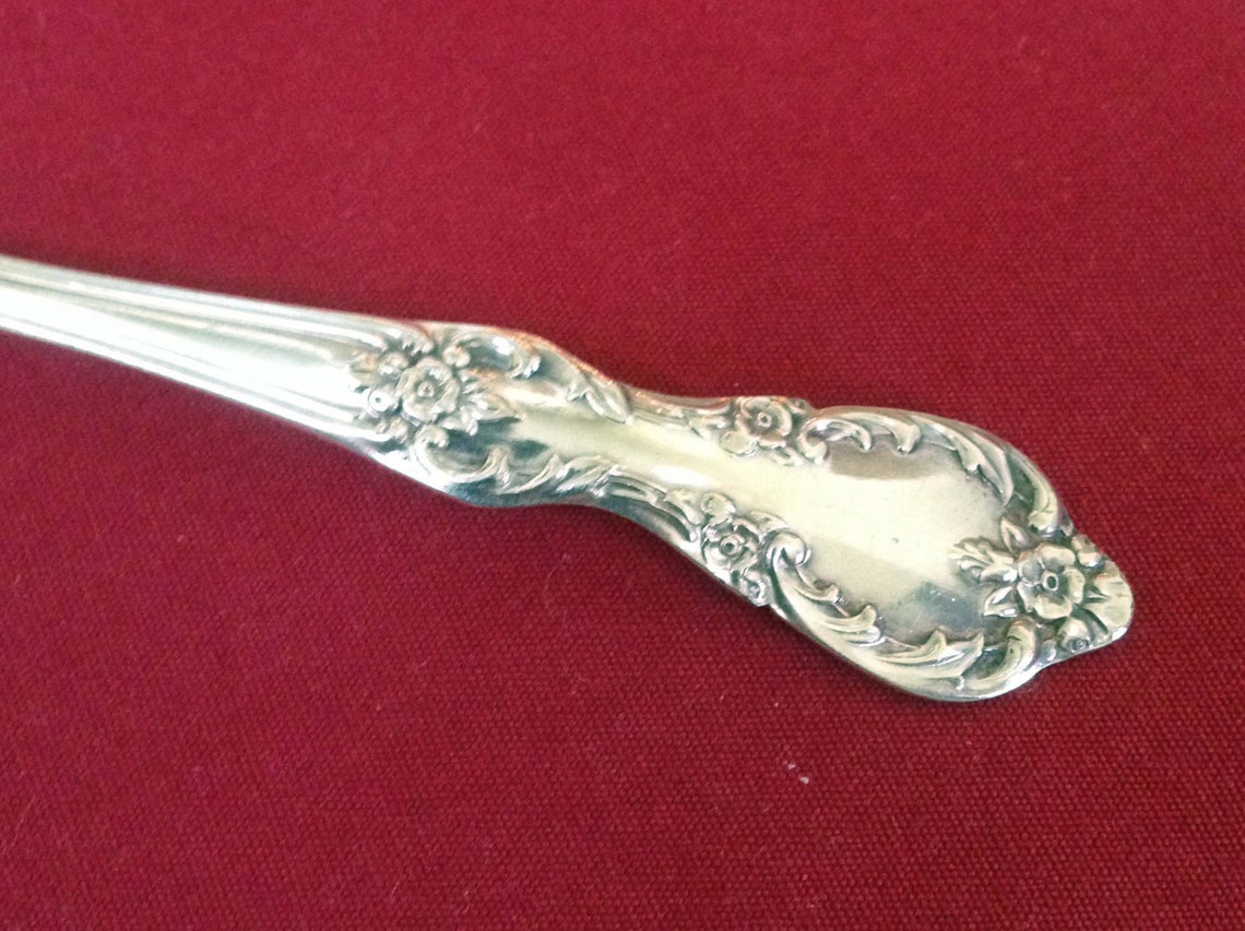 Antique Silver Shallow Ladle Serving Spoon Grand Elegance | Etsy