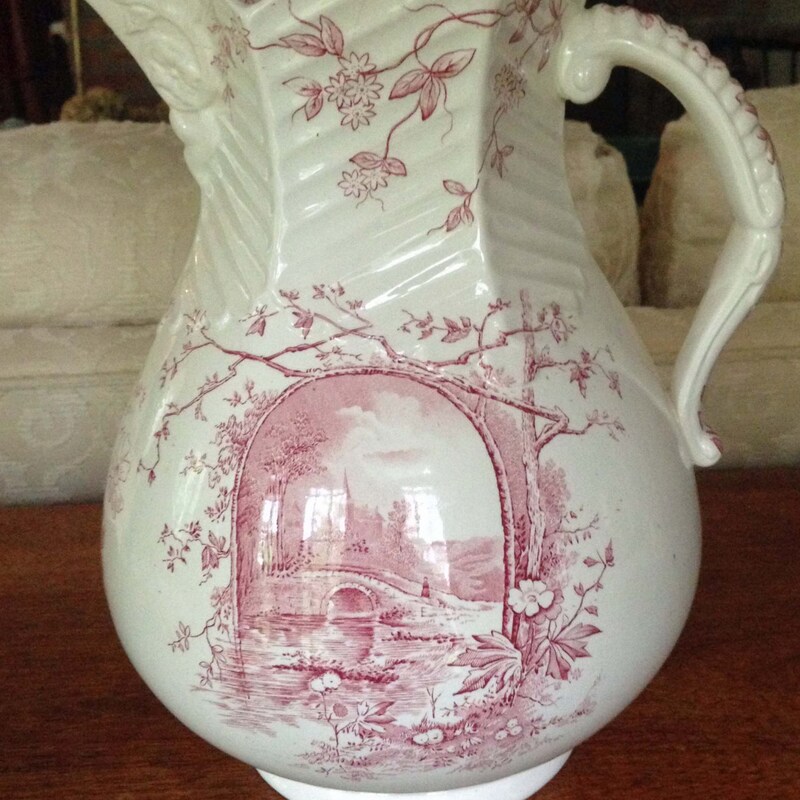 Red Transfer Ware - Etsy