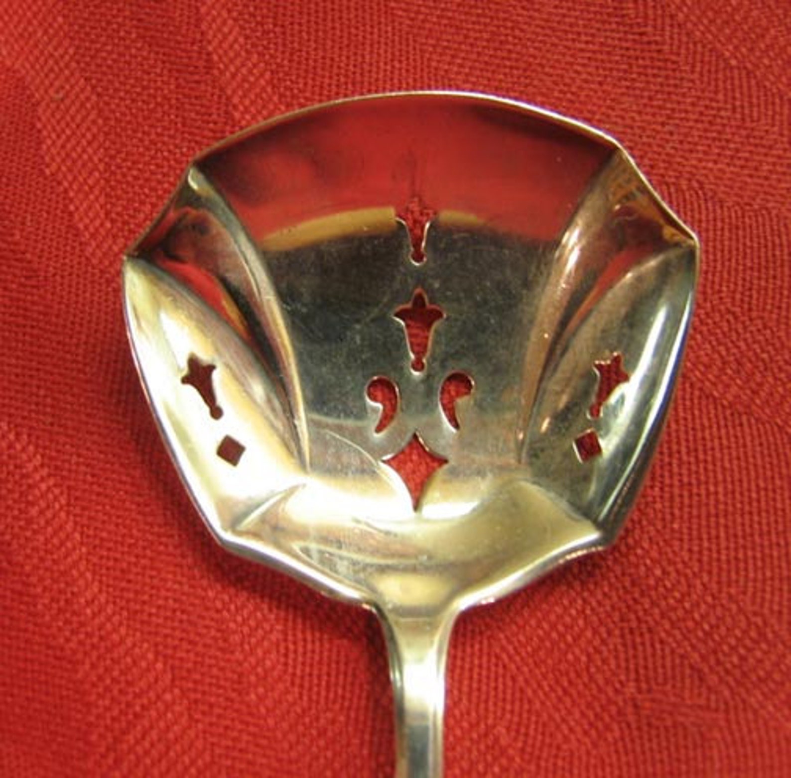 Vintage Sterling Silver Reticulated Bon Bon Spoon Alvin - Etsy