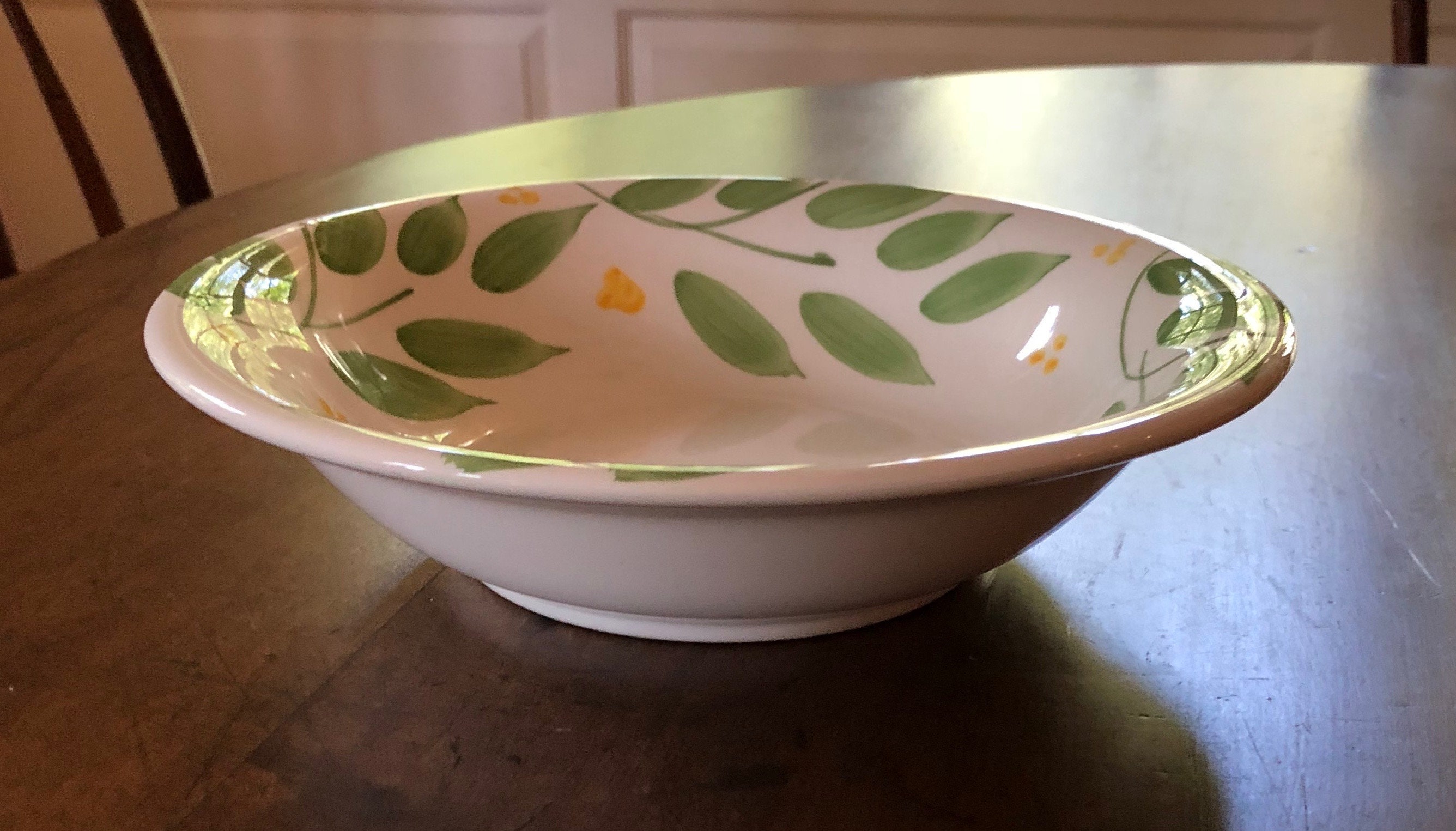 Vintage Shallow Bowl, Soup Bowl, Italy, Vintage China, Cottage Style ...