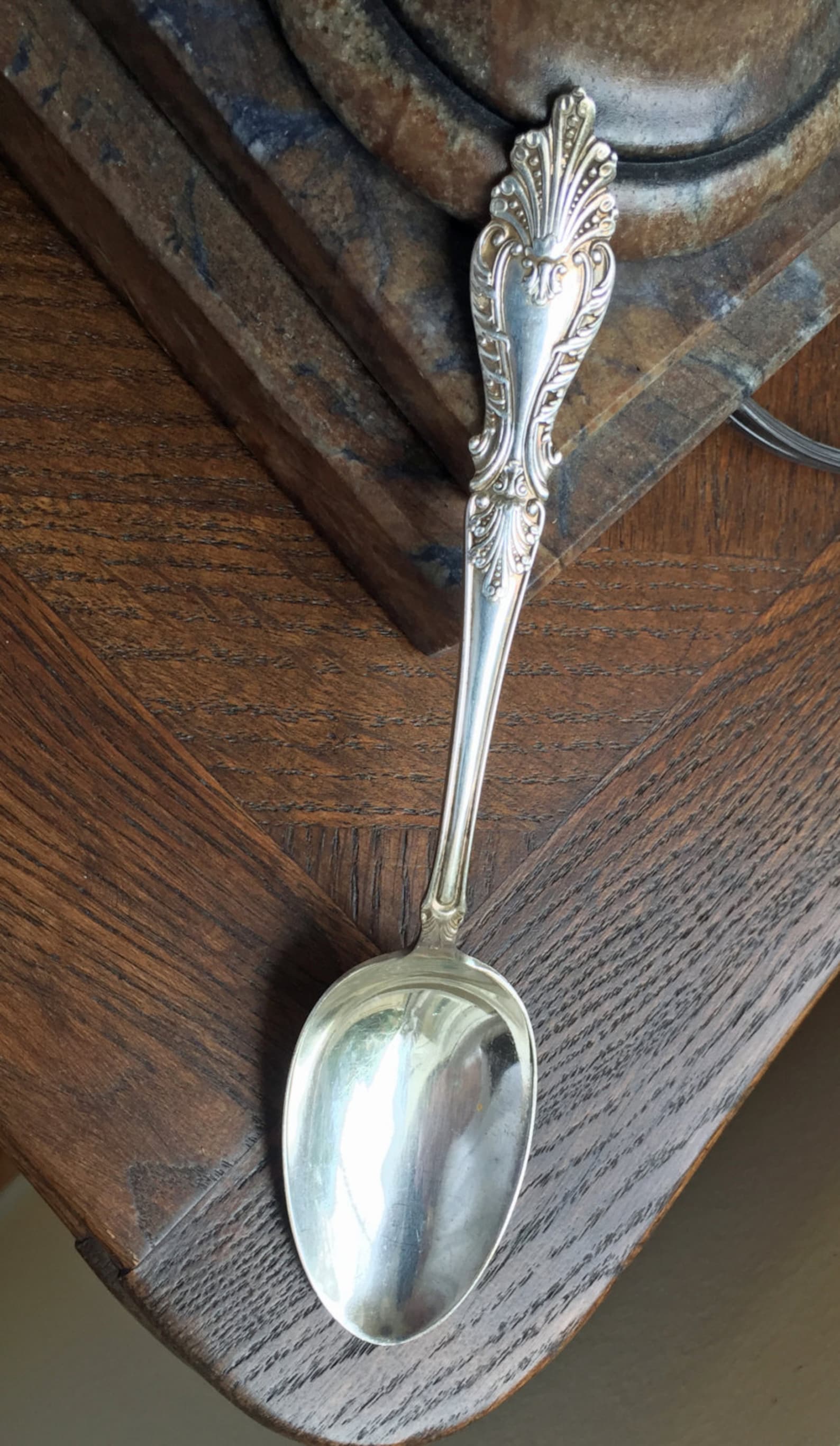 Antique Silver Plated Spoon Rogers Hamilton Raphael Pattern - Etsy