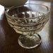 Vintage Glass Stemmed Sherbet, Sundae Dish, Jacobean Pattern, Davidson ...