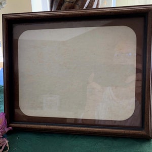 Vintage Picture Frame, With Mat. Vintage Gift, Interior Decorate ...