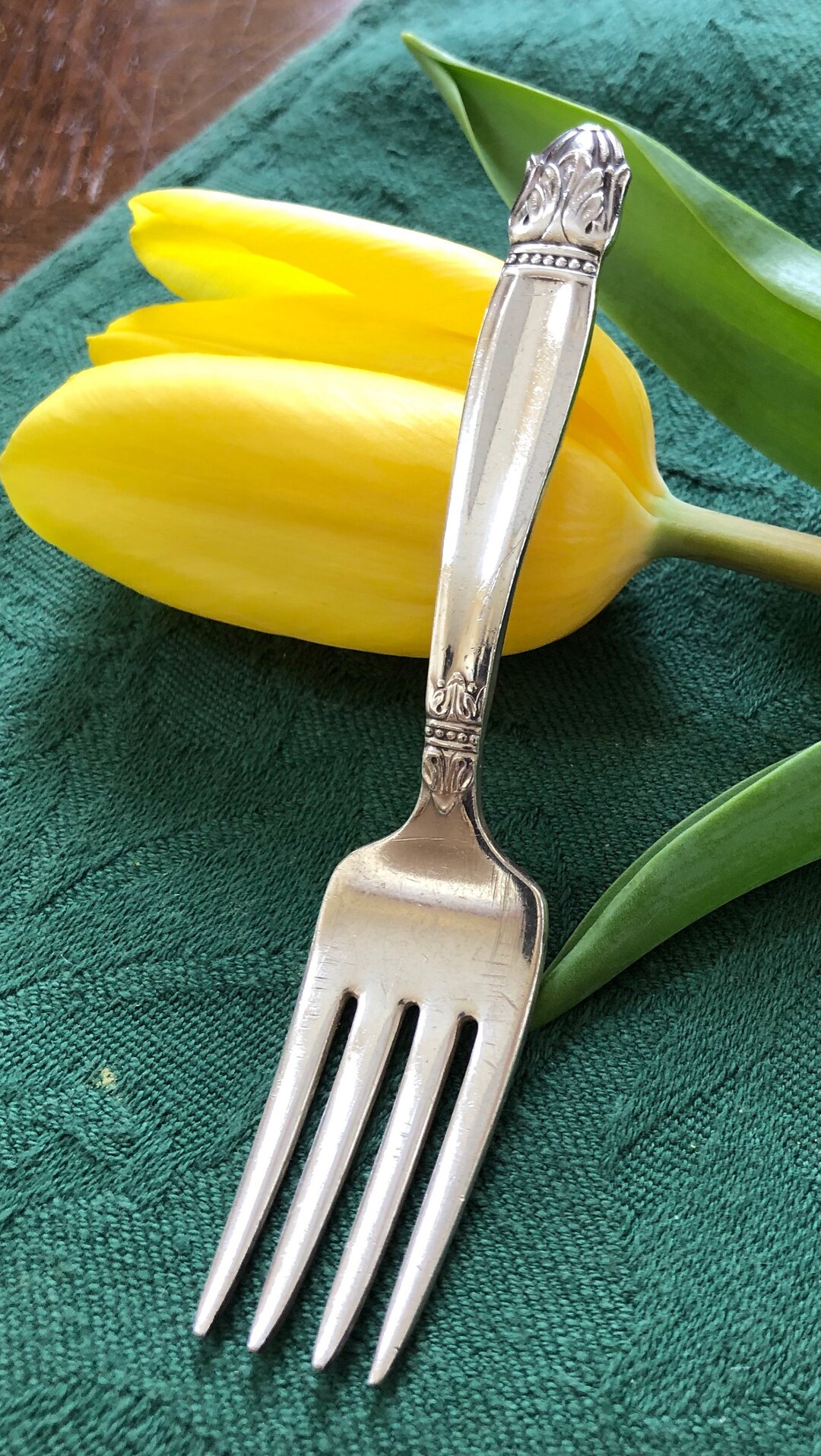 Antique Silver Plated Baby Fork, Holmes and Edwards, Danish Princess ...