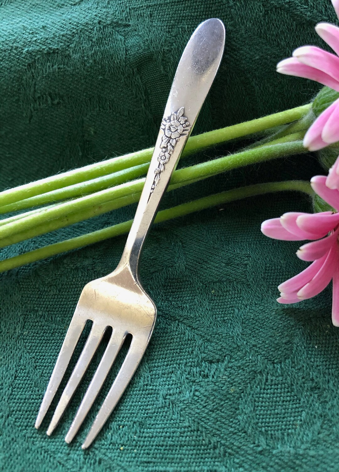 Vintage Silver Baby Fork, Fantasy Pattern, Tudor Plate, C1941 ...