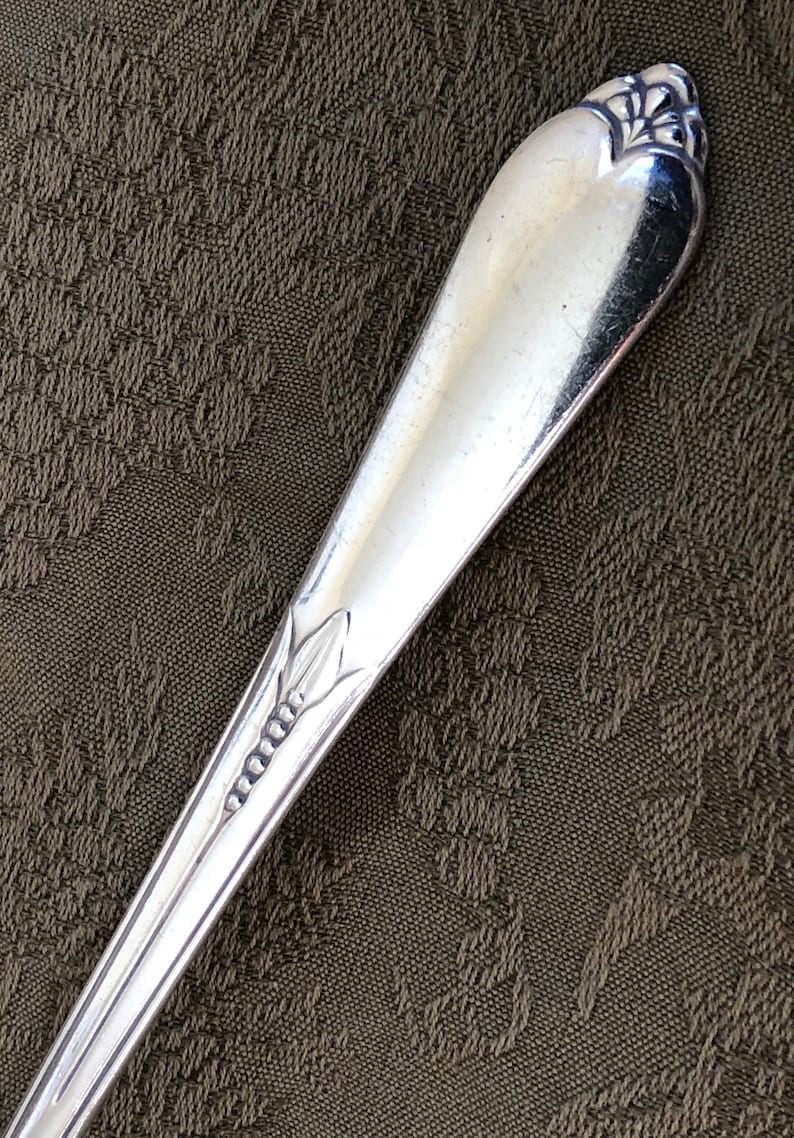 Vintage Silver Serving Spoons Set of 3 Inspiration Pattern - Etsy