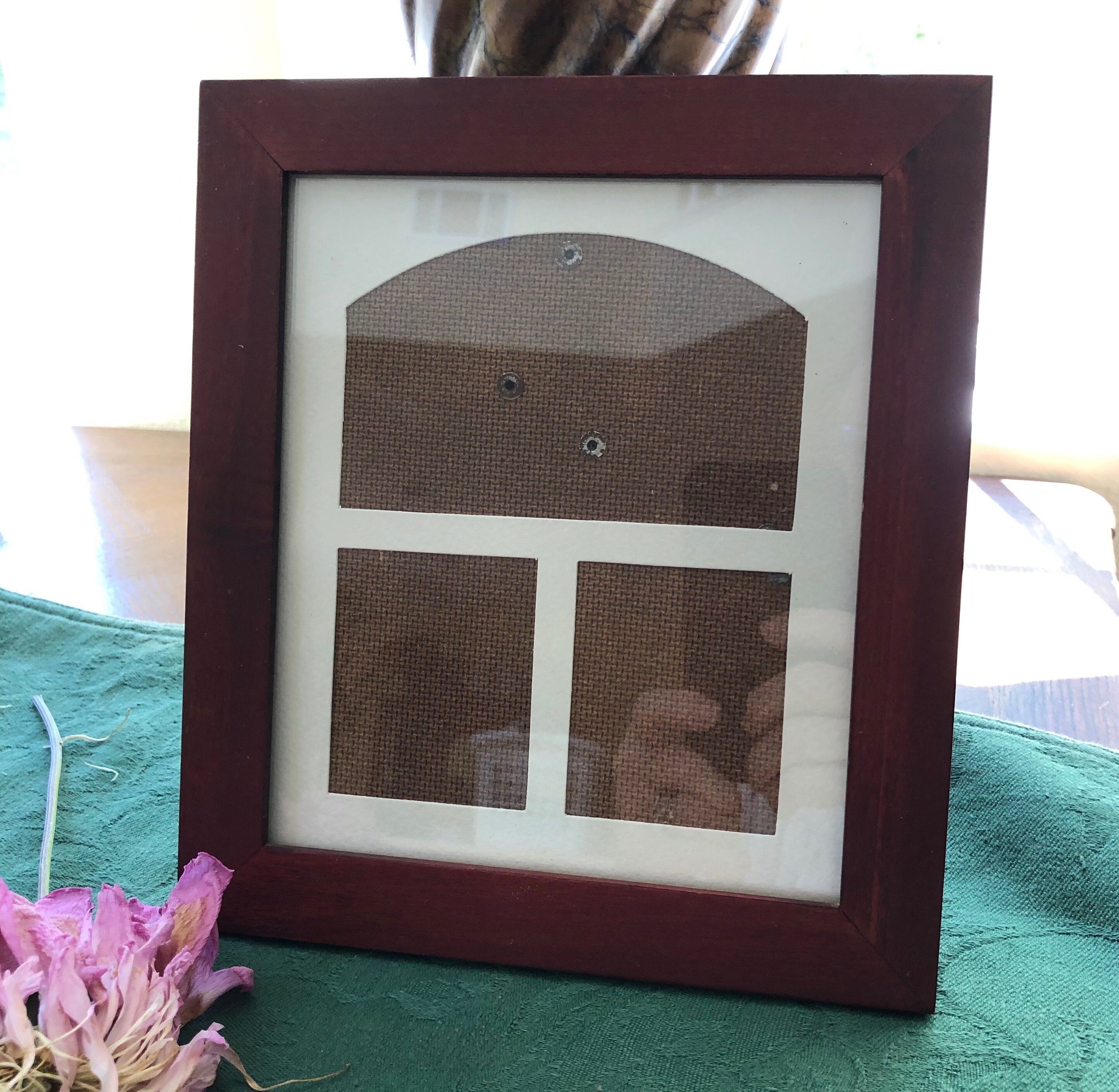Vintage Brown Picture Frame, 3 Picture Mat, Vintage Gift, Interior ...