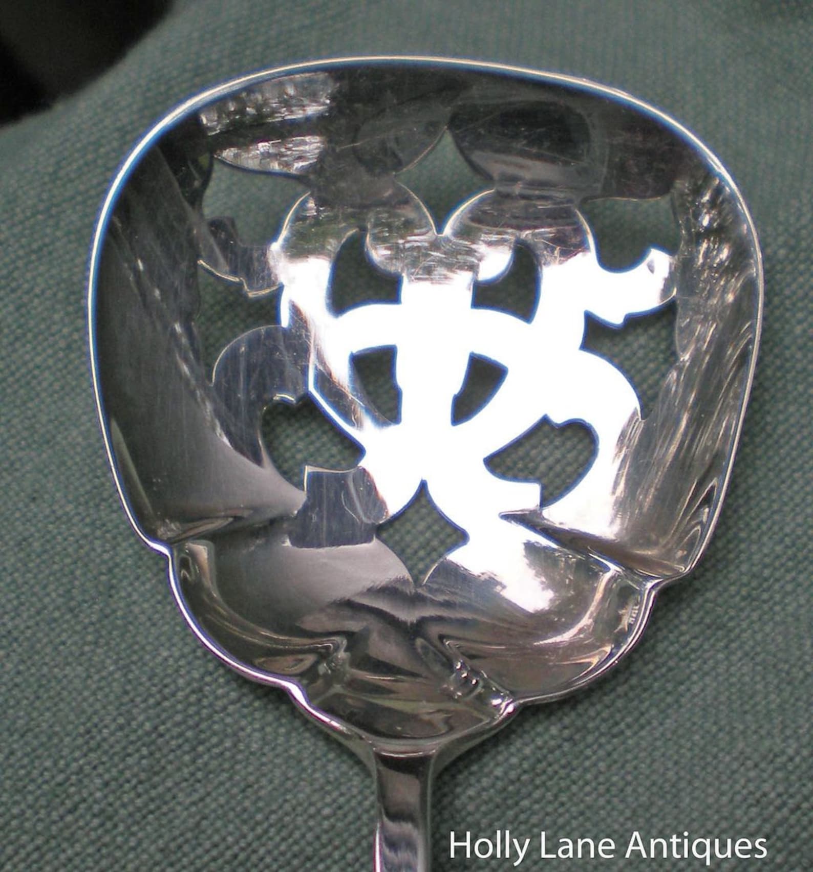 Sterling Silver Reticulated Bon Bon Spoon Manchester Silver - Etsy