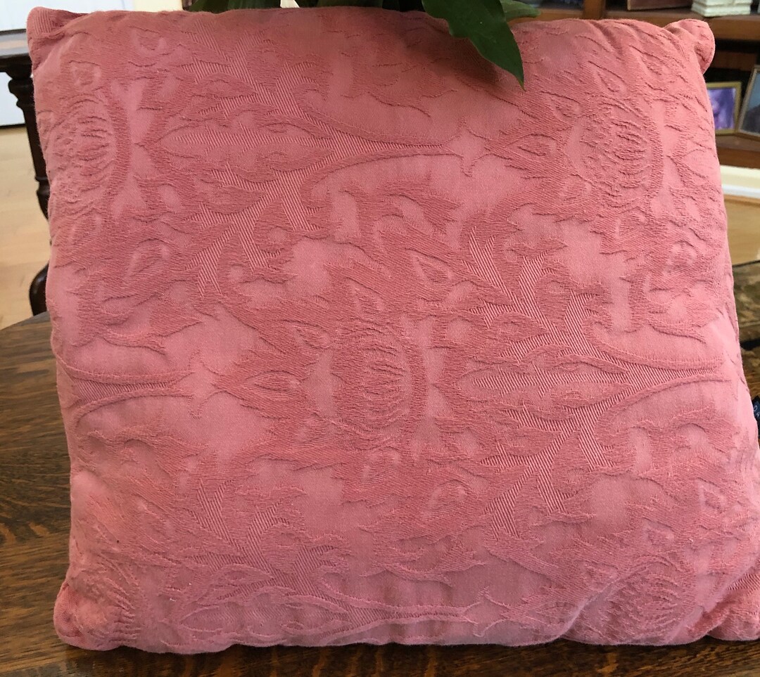 Vintage Throw Pillow, Brick Color, Dakotah, Cottage Style, Farmhouse ...