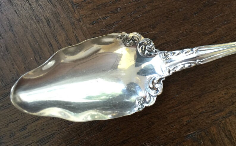 Antique Silver Plated Relish Spoon, Royal, Oregon Pattern, C1900 ...