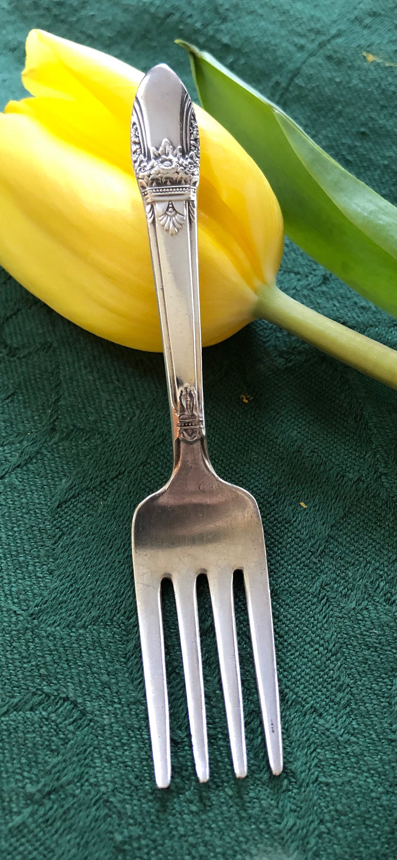 Antique Silver Plated Baby Fork 1847 Rogers Bros First Love - Etsy