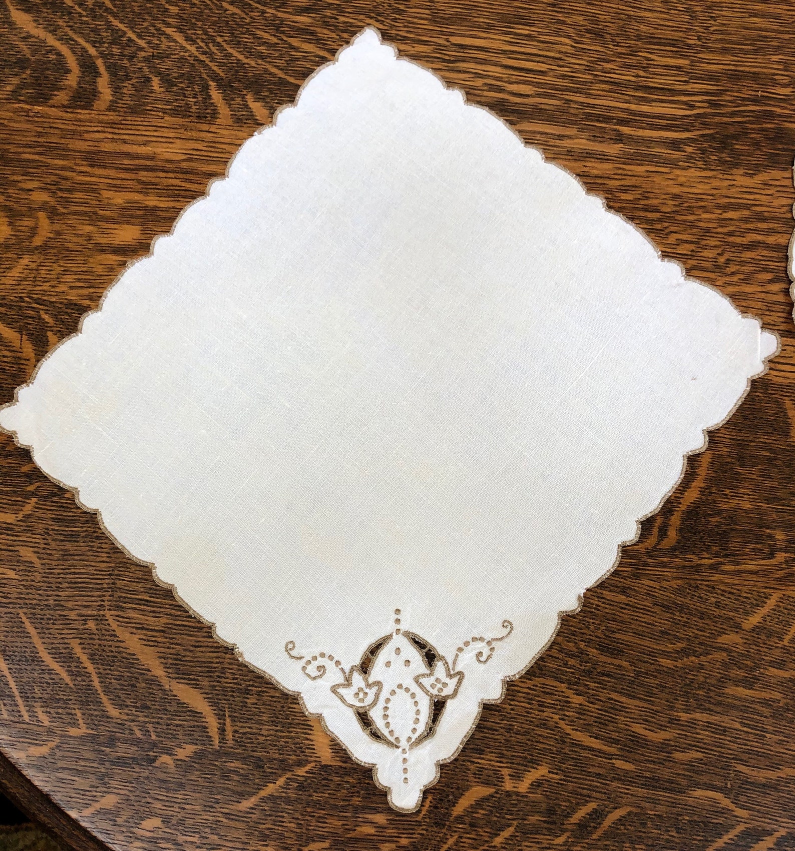 Vintage Pair of Napkins Tea Napkins Openwork Embroidery - Etsy