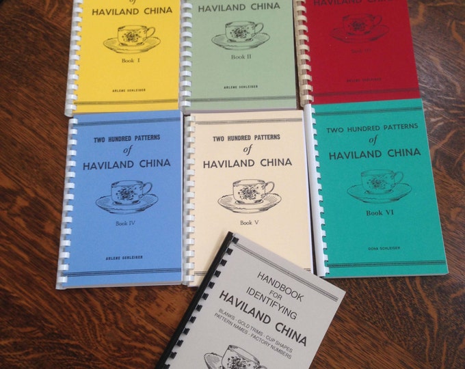 Two Hundred Patterns of Haviland China - Set of 7 Books - Arlene ...