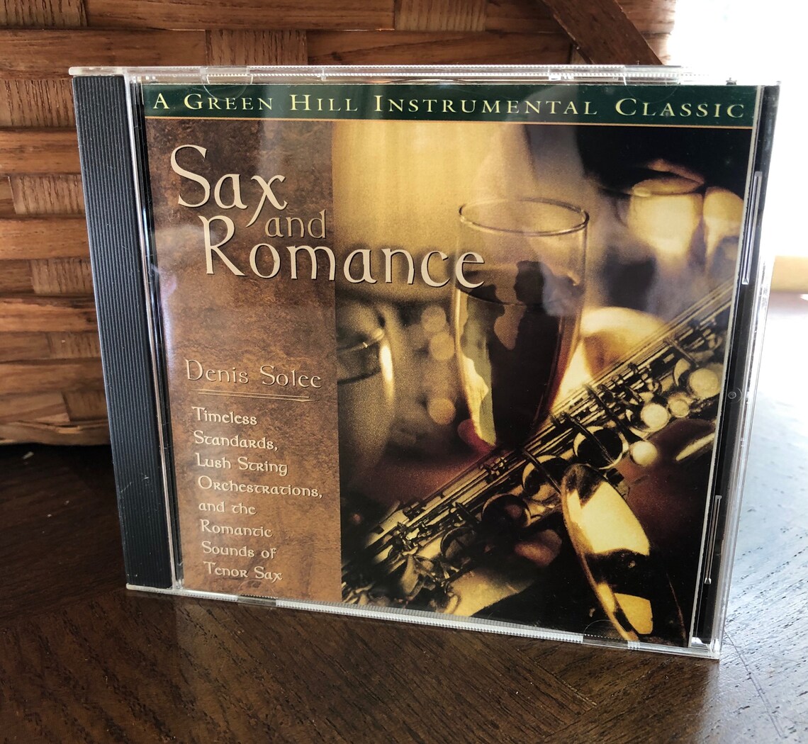 Music CD Sax and Romance Denis Solce Vintage Gift Gift for - Etsy